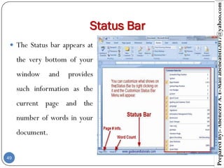 Ms word 2007 pptx | PDF