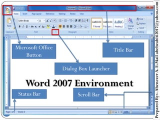 Ms word 2007 pptx | PDF