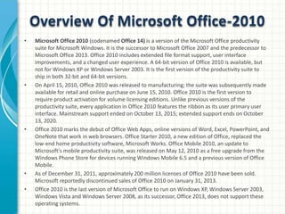 Ms word 2010 by sachin sharma | PPTX
