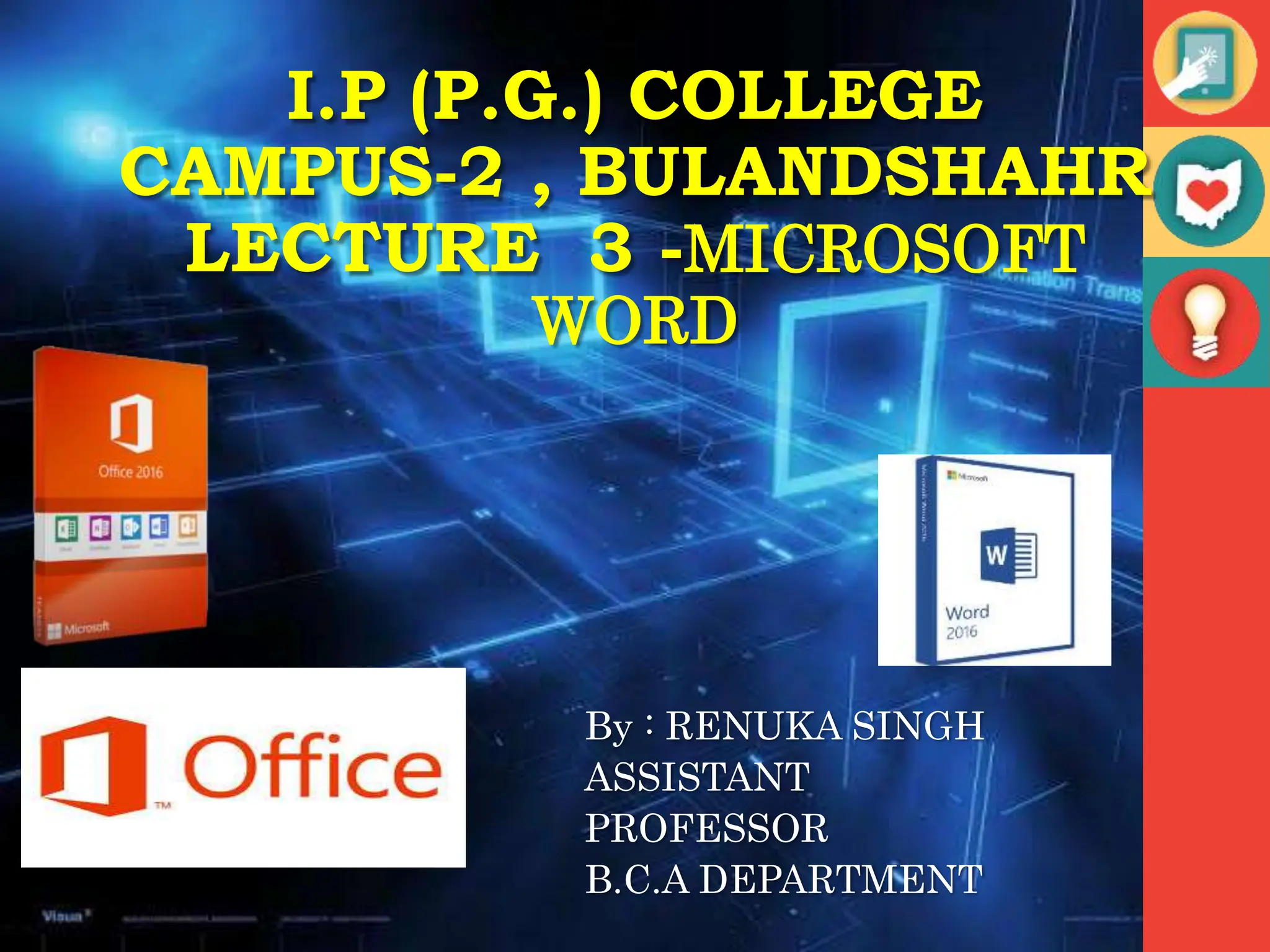 Microsoft words Basic details for students | PPTX