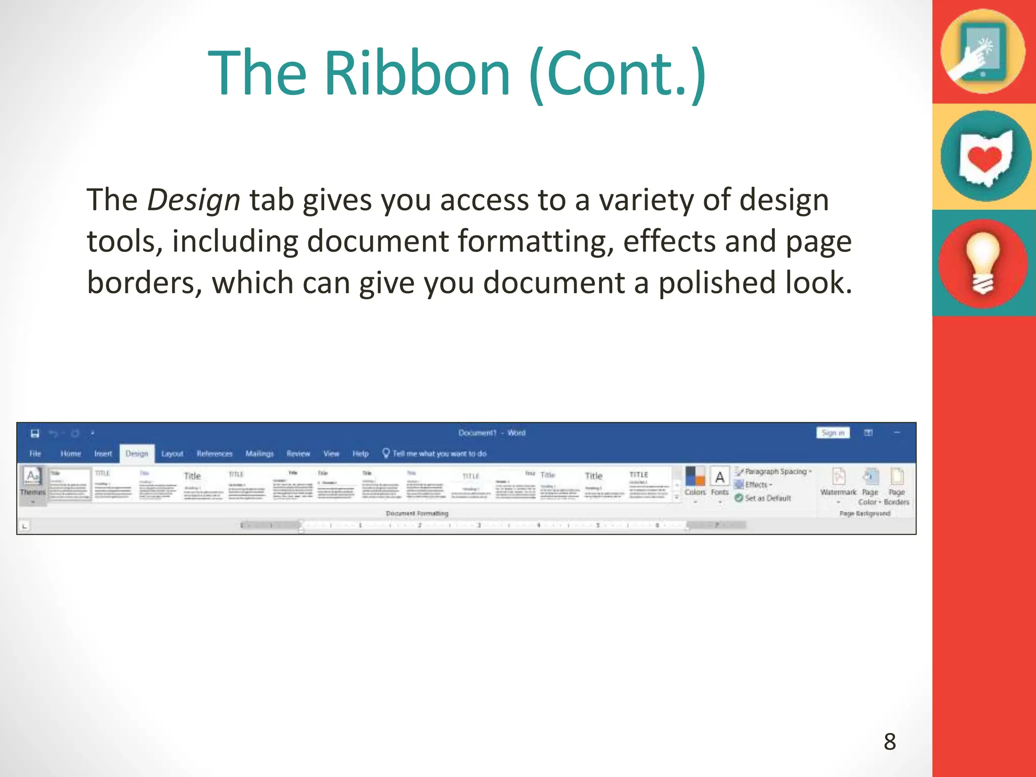 Microsoft Word Basics .pptx | Desktop Publishing | Computer Software ...