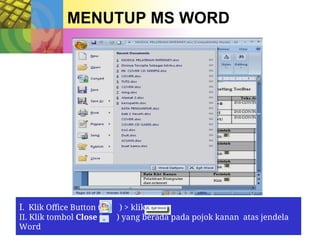 mengenal microsoft dengan word ms_word.ppt | Free Download