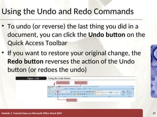 MS Word document for beginners to learn and | PPT