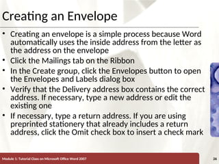 MS Word document for beginners to learn and | PPT