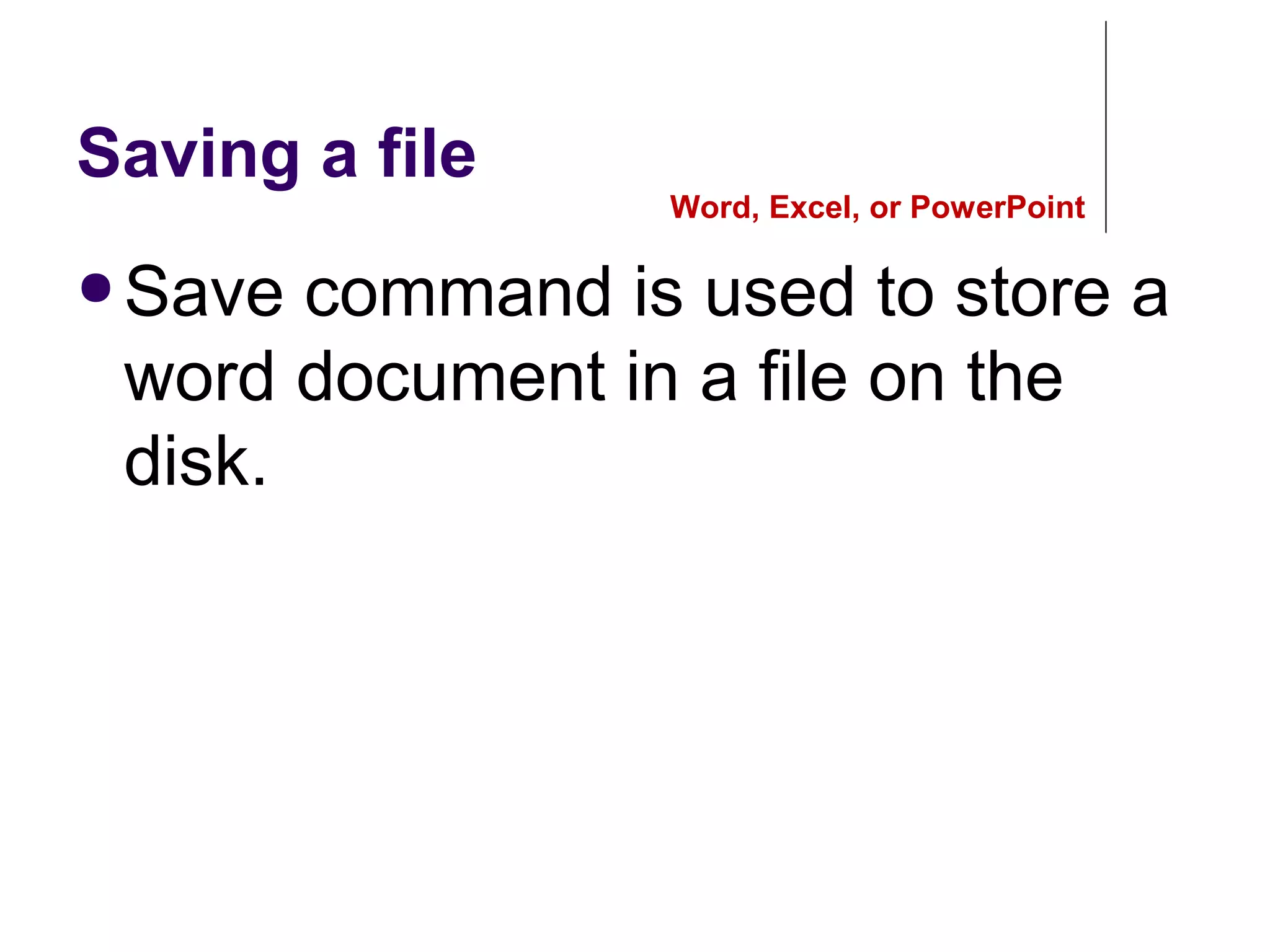 MS Word Basics | ODP