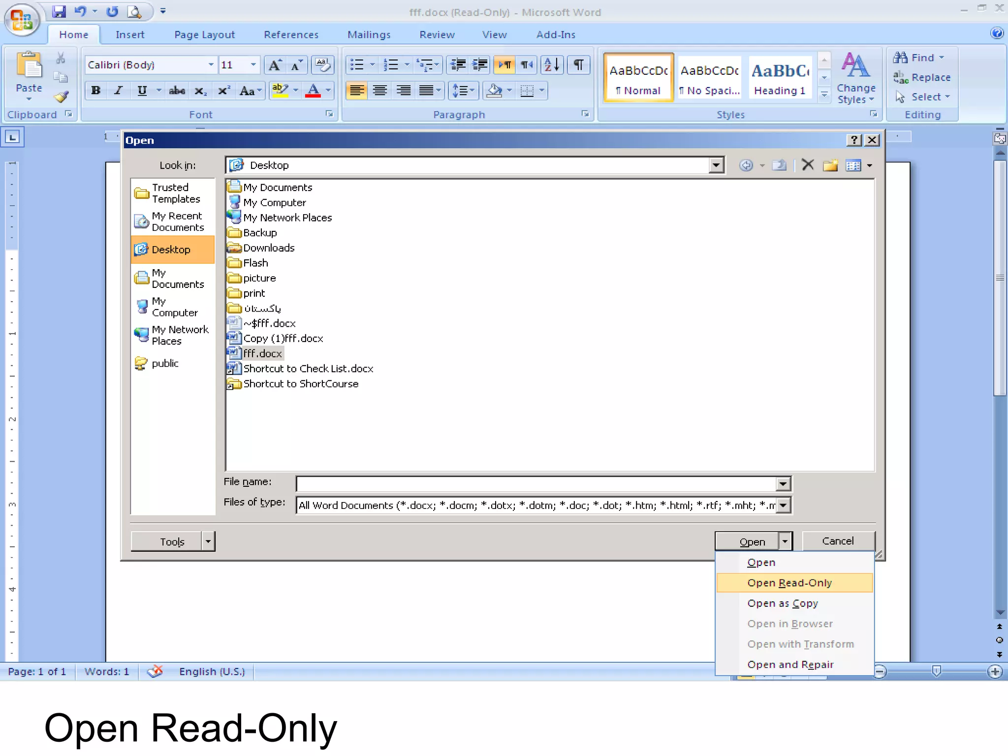 MS Word Basics | ODP