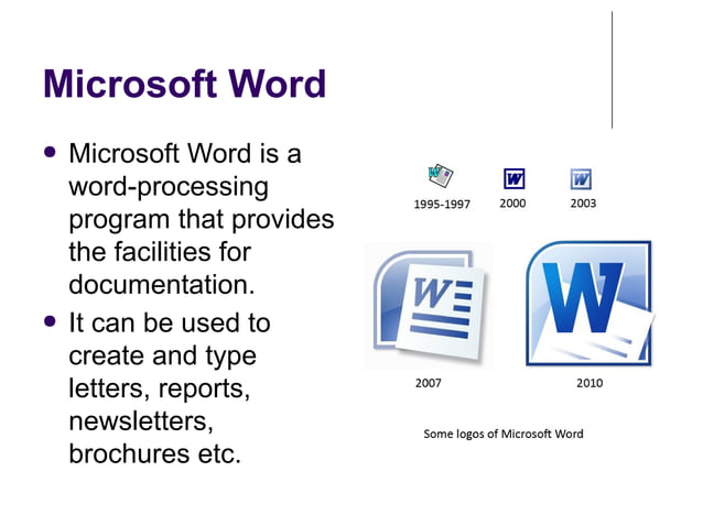 MS Word Basics | ODP | Desktop Publishing | Computer Software and Applications