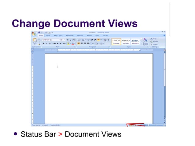 MS Word Basics | ODP | Desktop Publishing | Computer Software and Applications