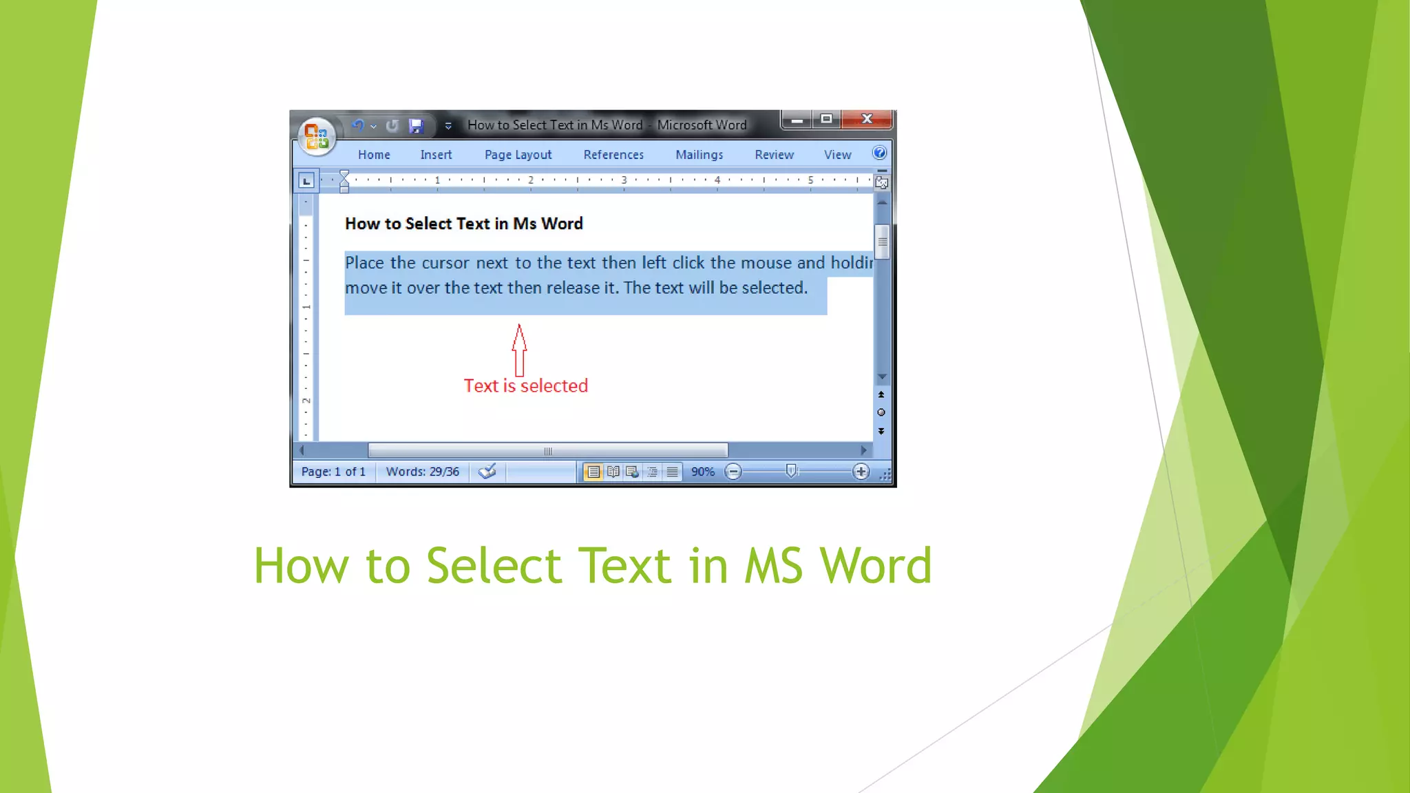 Ms word module 1 | PPTX