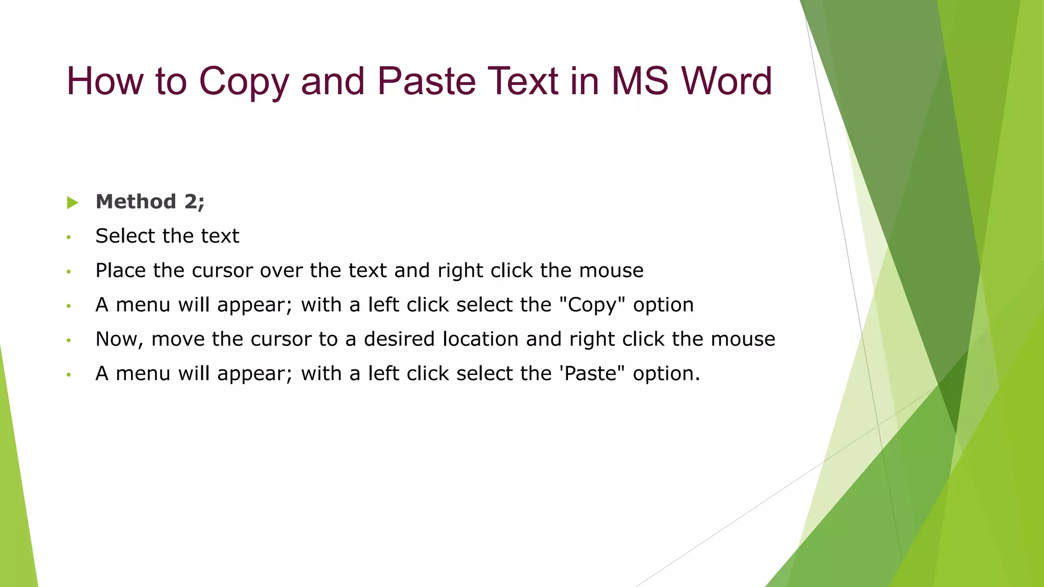 Ms word module 1 | PPTX