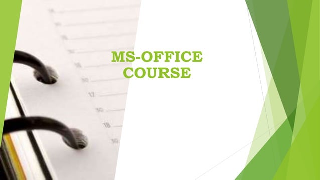 Ms word module 1 | PPTX