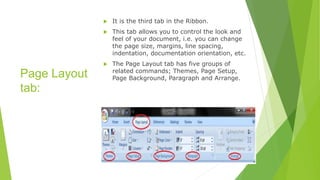 Ms word module 1 | PPTX