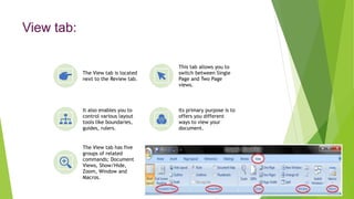 Ms word module 1 | PPTX
