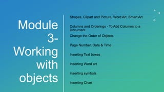 Msword module 3 | PPTX
