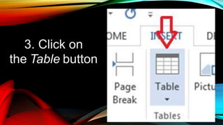 MS Word - Table (Task 1 - Office Supplies).pptx | Desktop Publishing ...