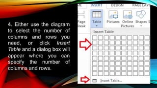 MS Word - Table (Task 1 - Office Supplies).pptx | Desktop Publishing ...
