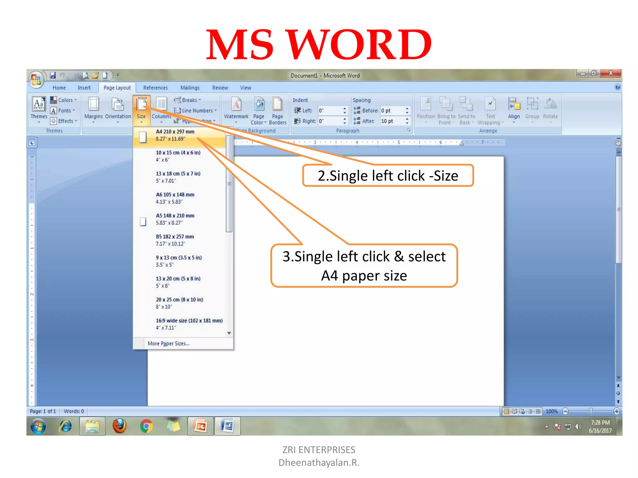 Ms word 2007 introduction & getting started | PPT