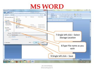 Ms word 2007 introduction & getting started | PPT