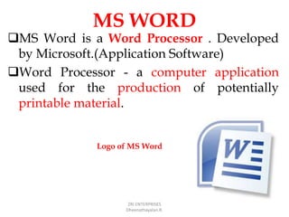 Ms word 2007 introduction & getting started | PPTX