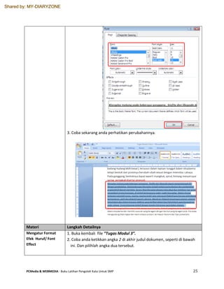 Modul Belajar Ms word | PDF