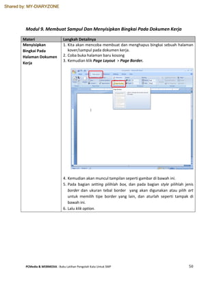Modul Belajar Ms word | PDF