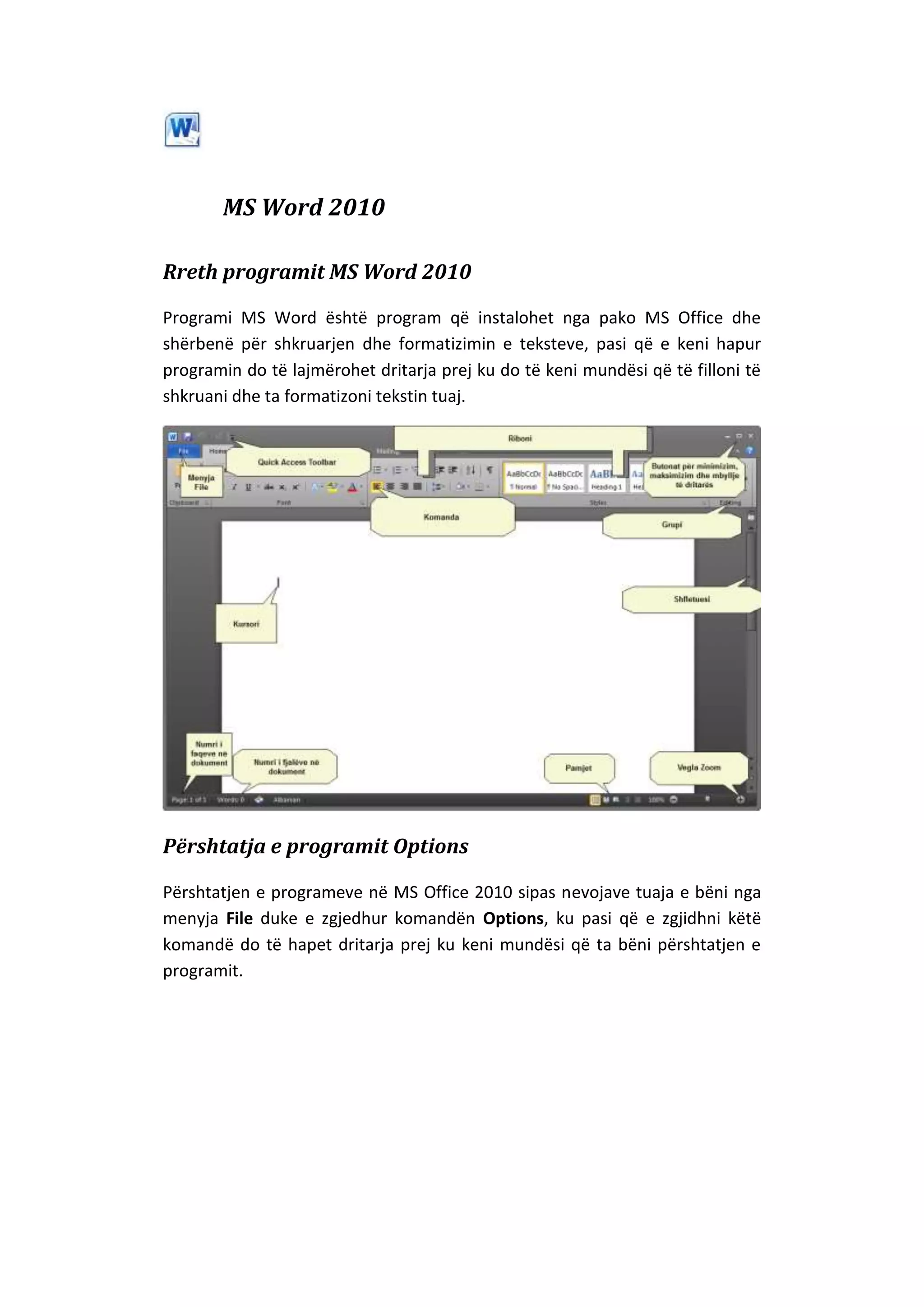 Ms word 2010 | PDF