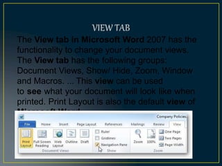 ms word presentation where we can find the ways | PPTX