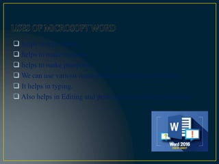 ms word presentation where we can find the ways | PPTX