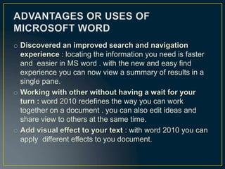 ms word presentation where we can find the ways | PPTX