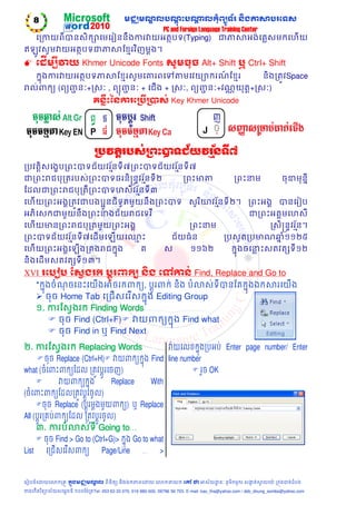Ms word 2010 a5 new khmer | PDF