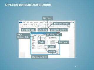 Ms word 2013 | PPTX