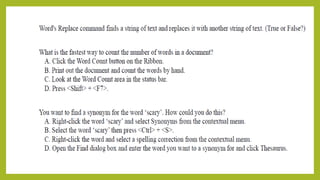 Ms word 2013 6 | PPTX