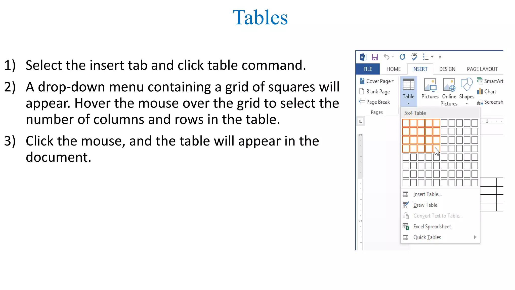 Ms word 2013 Training | PPTX