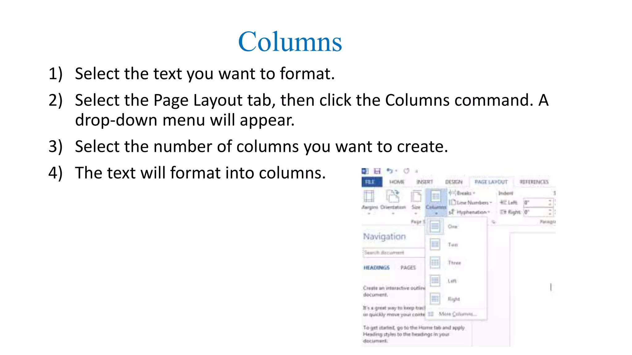 Ms word 2013 Training | PPTX