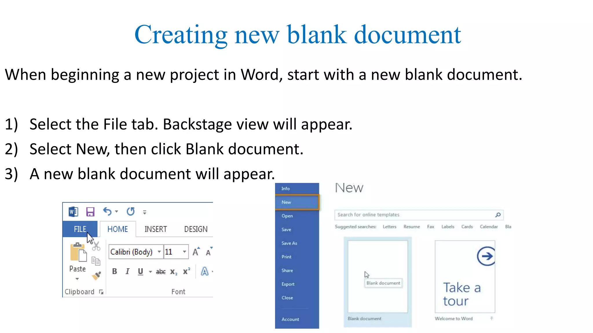 Ms word 2013 Training | PPTX