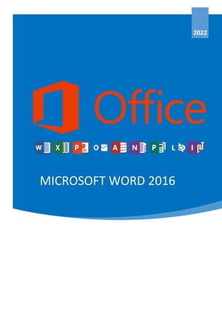 MS WORD 2016.docx | Desktop Publishing | Computer Software and Applications