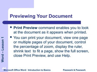 MS WORD BASICS for the beginners or students | PPT