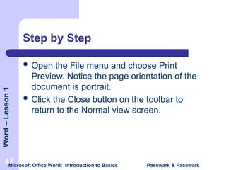 MS WORD BASICS for the beginners or students | PPT