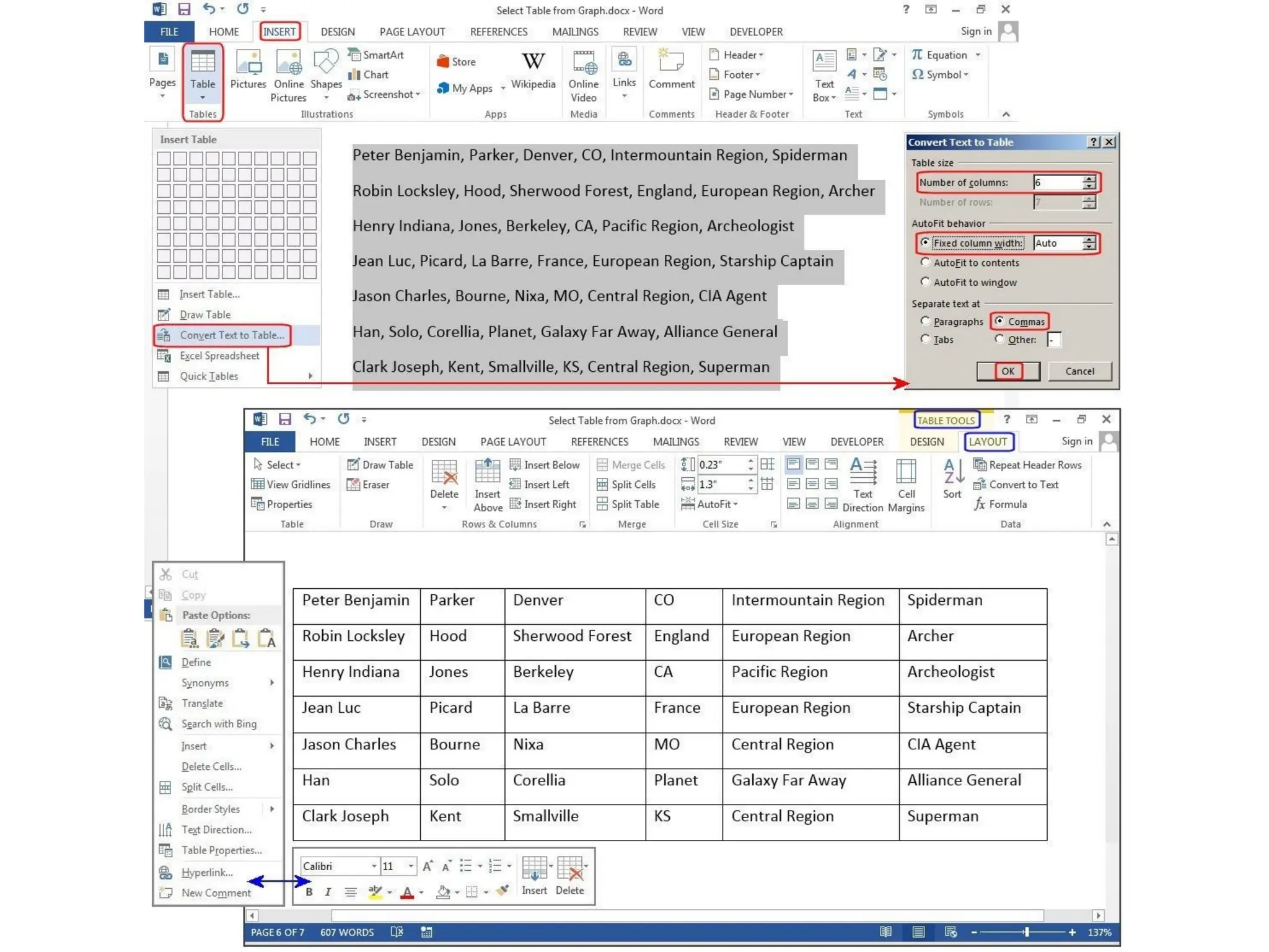 Microsoft Word Header Footer and Tables.pptx