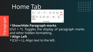 Ms word Home tab and funtions basic ict.pptx