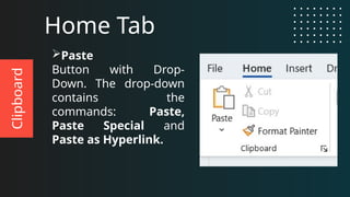 Ms word Home tab and funtions basic ict.pptx