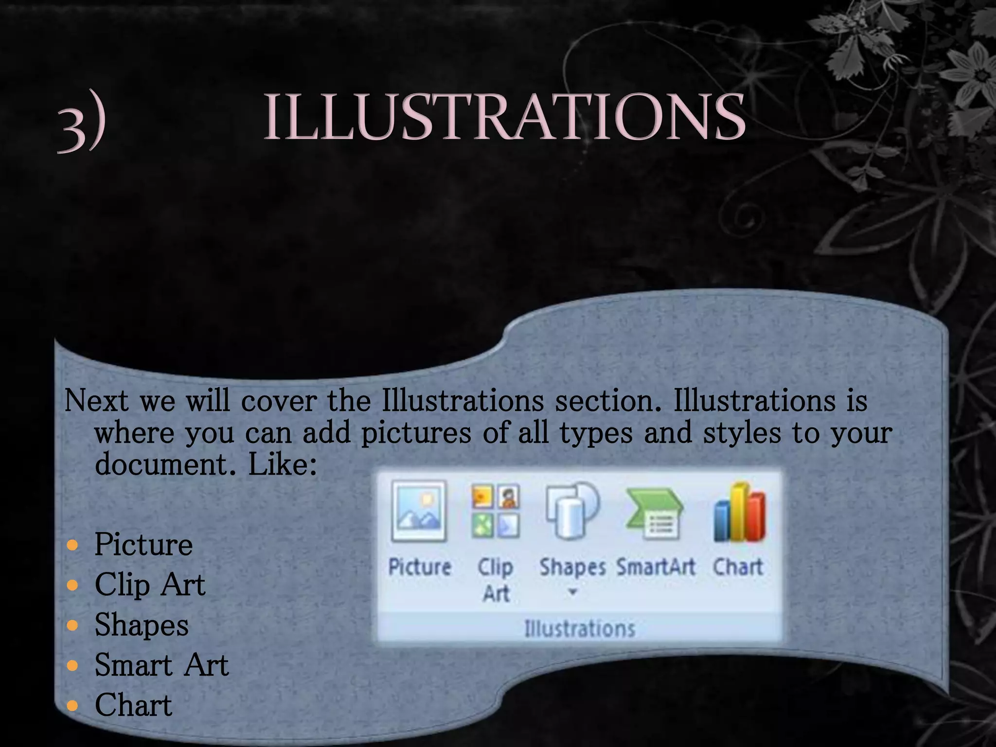 Ms Word (Insert Option) | PPTX