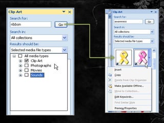 Ms Word (Insert Option) | PPTX | Desktop Publishing | Computer Software ...