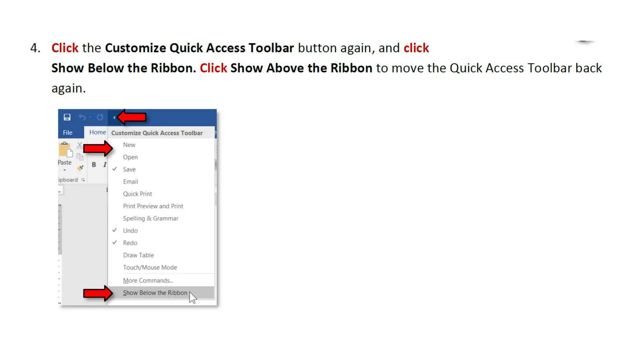 Ms Word Interface Pptx