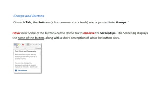 MS Word Interface.pptx