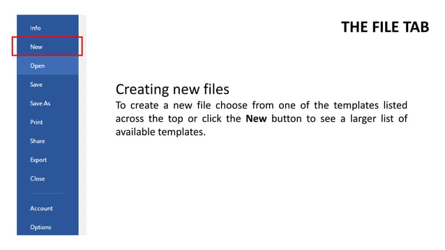 Ms Word Interface Pptx