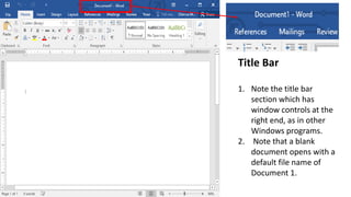 MS Word Interface.pptx