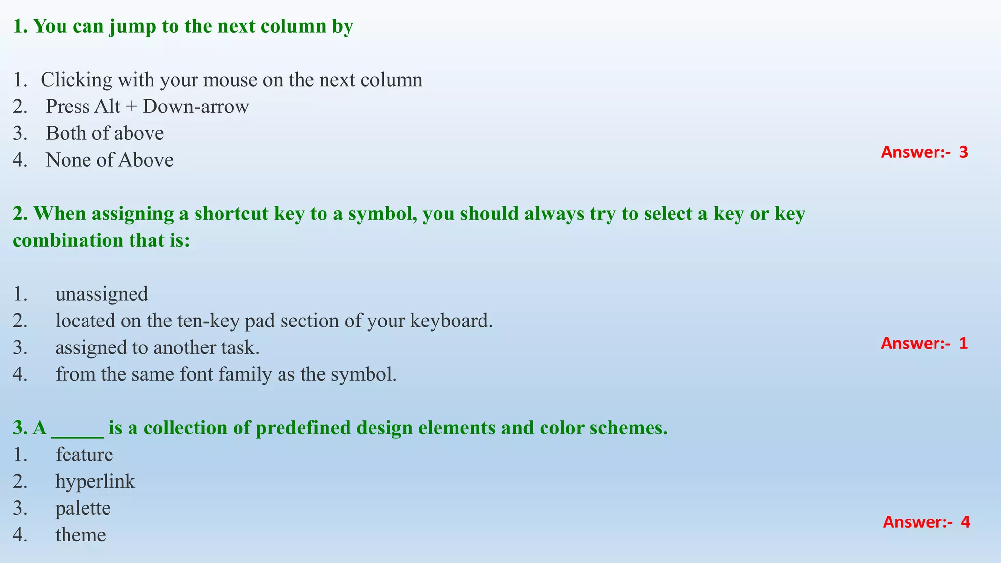 Ms word mcq | PPT