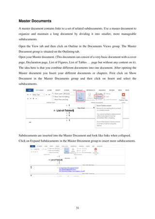 Ms word notes | PDF