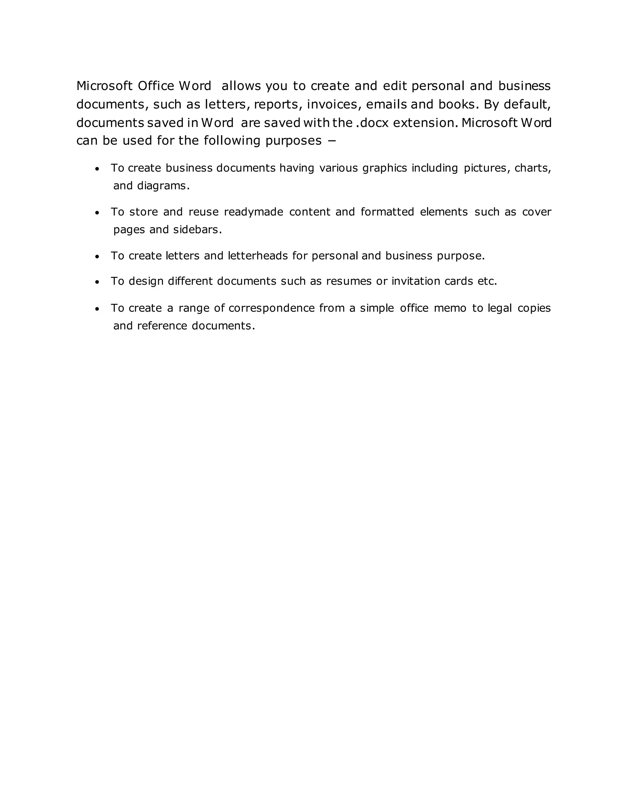 Microsoft Office Word Introduction Complete | PDF